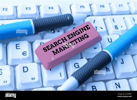 Text Showing Inspiration Search Engine Marketing Concept Meaning Online Digital Optimization