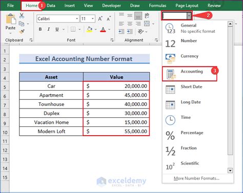Excel Accounting Number Format Apply And Customize Exceldemy