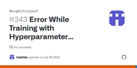 Error While Training With Hyperparameter Evolution Issue WongKinYiu Yolov GitHub