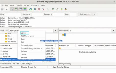 Setup Secure Ftp Serversftp With Webdav Using Sftpgo Computingforgeeks