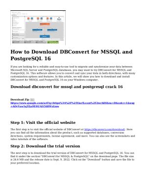 Fillable Online Connect To A PostgreSQL Data Source SQL Server Import Fax Email Print