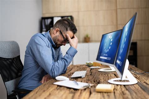 Installing Software Update Progress Computer Loading Patch Stock Image