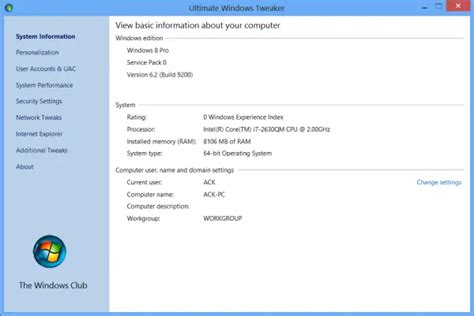 Ultimate Windows Tweaker V 22 A Tweak Ui For Windows 7 And Vista