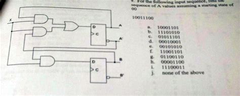 Solved For The Following Input Sequence Find The Sequences
