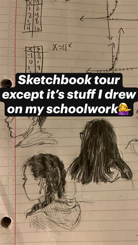 Sketchbook Tour Except Its Stuff I Drew On My Babework Sketch Book Sketchbook Tour