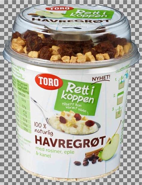 Toro Rett I Koppen Havregrøt Mrosiner Eple And Kanel Porsjon Med