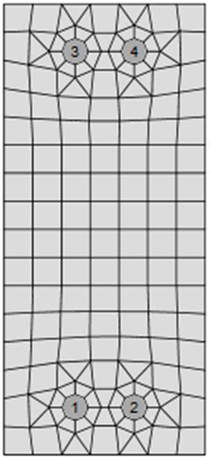 Plate Model And Mesh Convergence Idea Statica