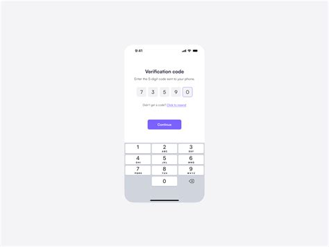 Verification Code Input Ui Design By Pedro Reyes On Dribbble