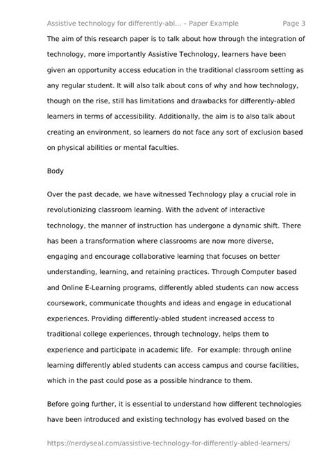 Assistive Technology For Differently Abled Learners 1984 Words