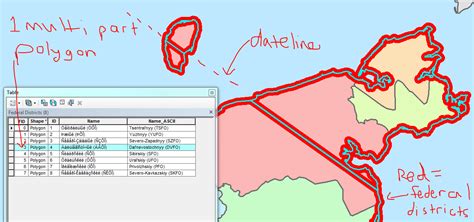 Coordinate System Mapping Russia Intl Dateline Splitting Polygon