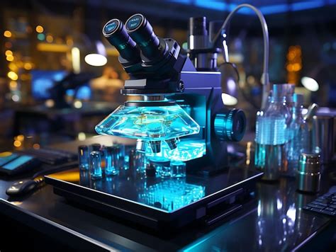 Premium Photo Backdrop Of Science Tools Microscopes On Lab Table Live