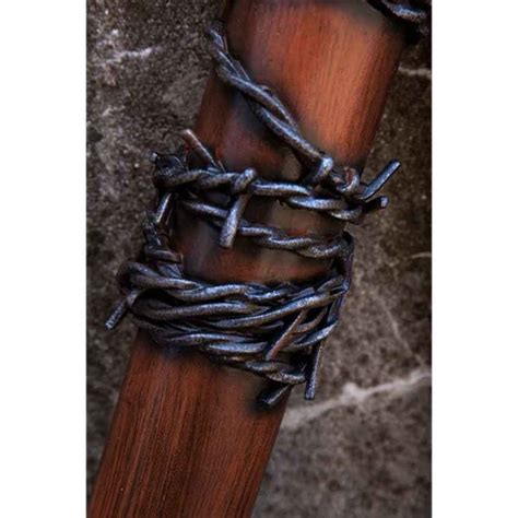 Barbed Wire LARP Bat Wood