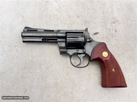 Clean Colt Python 357 Mag 4 Barrel Blued Circa 1969 For Sale