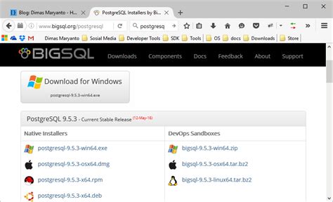 Blog Dimas Maryanto Install Postgresql On Windows 10