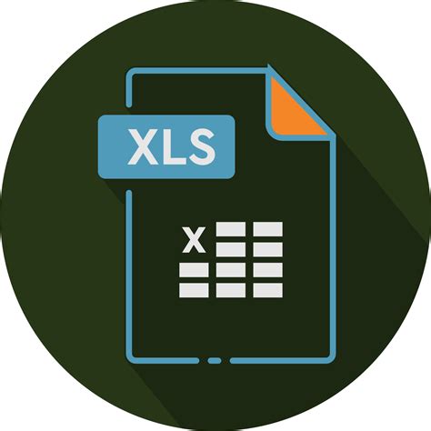 Xls File Format Minimal Icon With Circle Outside 57326265 Png