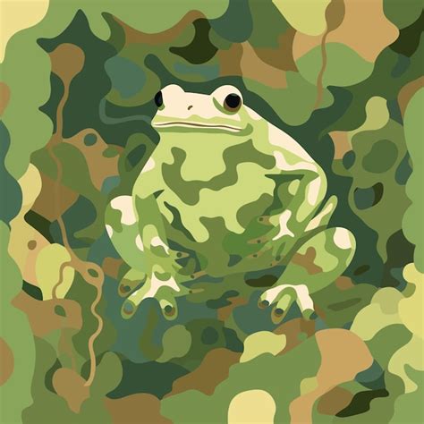 Premium Vector Frog Poster