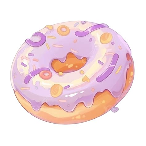 흰색 스트립 일러스트와 함께 보라색 초콜릿 도넛 보라 초콜릿 그림 Png 일러스트 및 이미지 에 대한 무료 다운로드 Pngtree