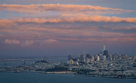 Downtown Sf From The Marin Headlands At Sunset Oc Rcityporn