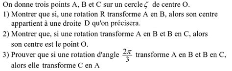 Rotations Exercice 1 2ème Année Secondaire