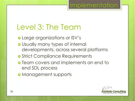 Security In The Development Lifecycle Lessons Learned Pptx