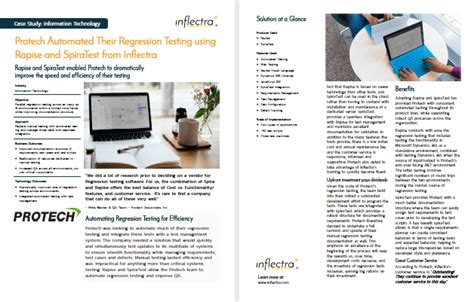 protech automated their dynamics 365 regression testing usin