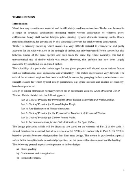 Timber Design Pdf Bending Technology And Engineering