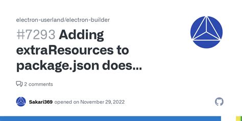 Adding Extraresources To Packagejson Does Nothing Tells Nothing When