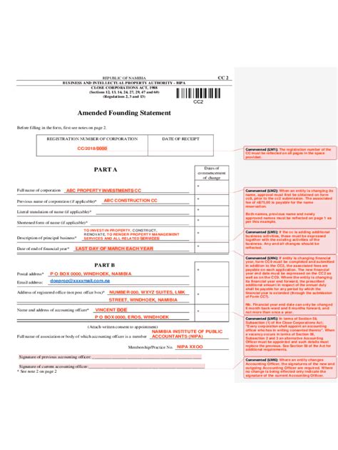 Fillable Online Founding Statement Fax Email Print Pdffiller