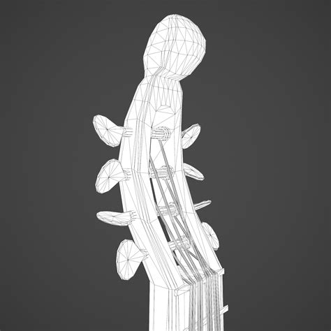 Gittern Medieval Instrument 3d Model By Get Dead Entertainment