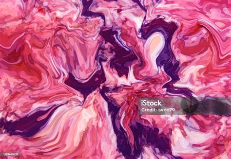 추상 인쇄 대리석 패턴이 있는 텍스처 추상적인 그림 다채로운 천연 석재 질감 장식 대리석 배경 디지털 페인팅 붉은 색조의 대리석 2d 일러스트레이션 광물질에 대한 스톡 사진