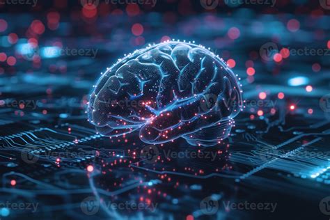 Futuristic ai brain on circuit board 47308994 Stock Photo at Vecteezy