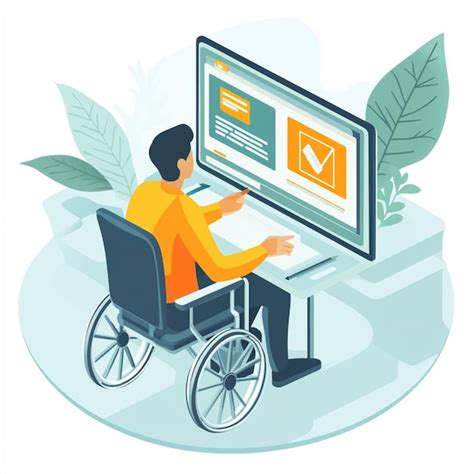 A Visual Of A Designer Testing A Websites Accessibility Features For Users With Disabilities