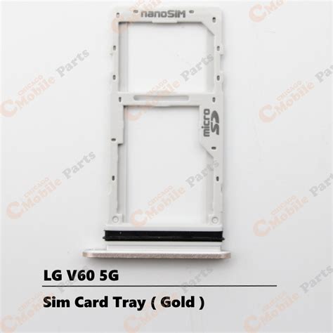 Lg V Thinq G Sim Card Tray Holder Gold
