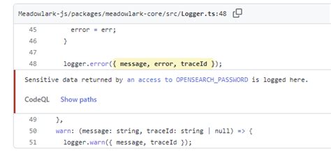 example of codeql detecting dangerous code ed fi alliance