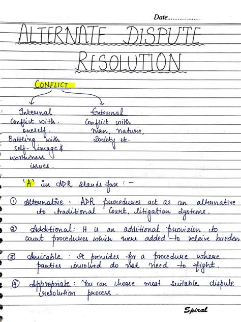 Adr Notes Pdf