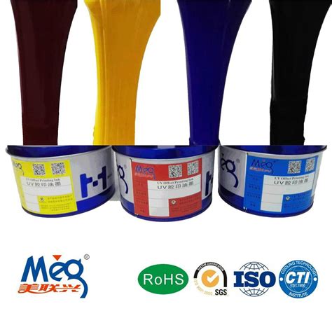 Uv Offset Printing Ink Of High Grade Packages Lm Series Meg China Manufacturer Printing
