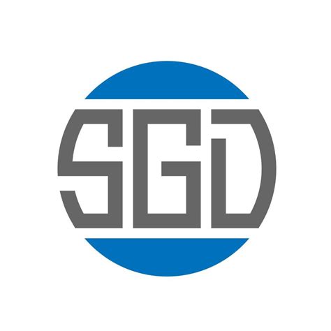 Sgd Letter Logo Design On White Background Sgd Creative Initials