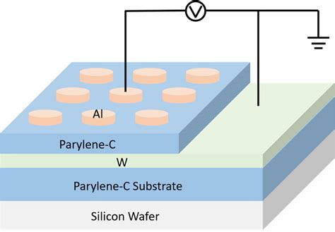 A Schematic Of The Fabricated Flexible Al Polychloro Para Xylylene Download Scientific