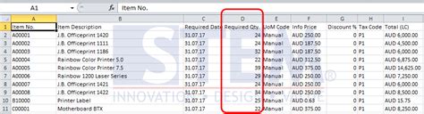 Copy Data Between Ms Excel And SAP Business One