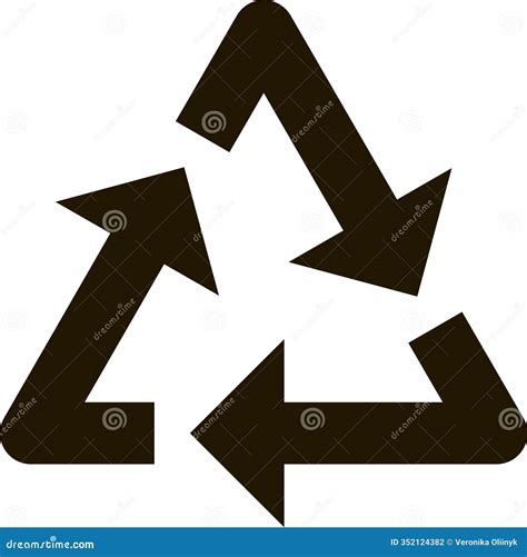 Universal Recycling Symbol Featuring Three Arrows In A Continuous Loop