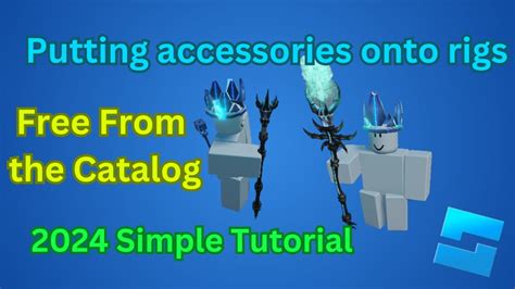 How to Add Accessories and Gears to Rigs Roblox Studio Tutorial - YouTube