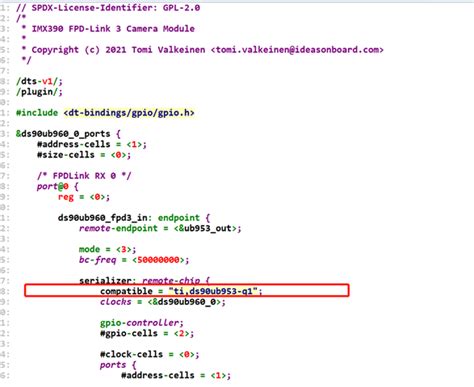 tda4vm csi2rx and dss example code processors forum processors ti