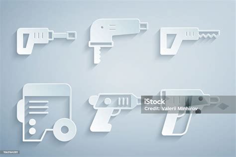 전기 무선 드라이버 왕복 톱 동력 발전기 퍼즐 및 로터리 해머 드릴 머신 아이콘을 설정합니다 벡터 3차원 형태에 대한 스톡 벡터 아트 및 기타 이미지 Istock
