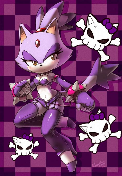 Blaze The Punk Kitty By Nancher On Deviantart