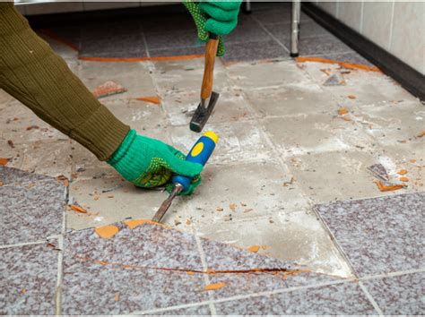 How To Remove Tile Floor