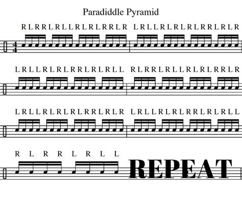 Percussion Drum Paradiddle At Staci Clarke Blog