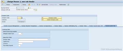 Sap Bp主数据公司代码视图（lfb1）屏幕增强 Bp 屏幕增强 Csdn博客