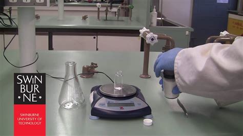 Laboratory Techniques Weighing By Difference Chemistry Laboratory