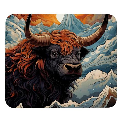 Yak Clouds Son Mouse Pad Smooth Surface Mousepad Thick Padding Ergonomic Design For