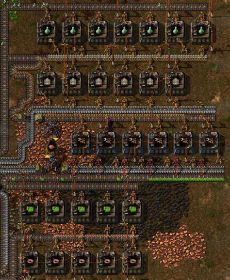 My Compact But Crappy Green Science Setup 15 R Factorio